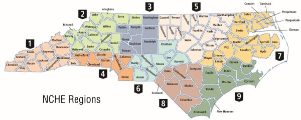 North Carolinians for Home Education (NCHE) Regions and Local Groups
