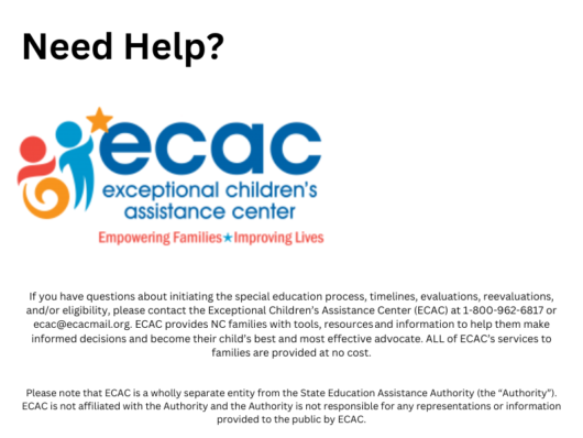 ECAC logo - North Carolinians for Home Education